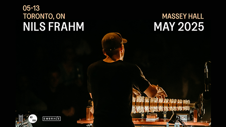Nils Frahm at Massey Hall – May 13, 2025 - Federal Foreign Office