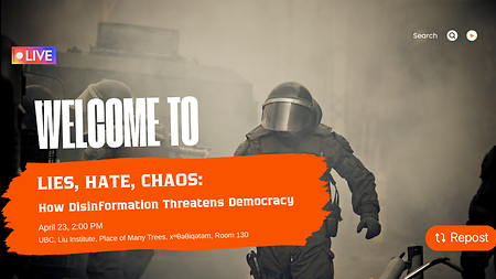 Lies, Hate, Chaos: How Disinformation Threatens Democracy - Federal ...